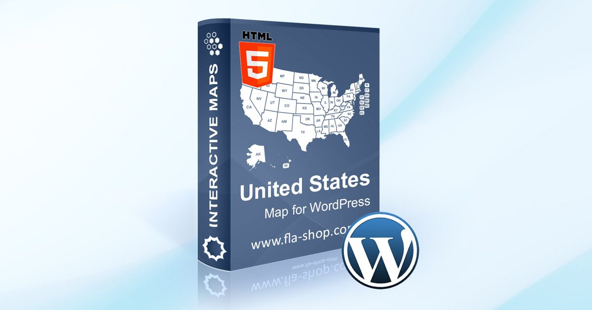 Try-for-free Customizable US Map - Fla-Shop.com