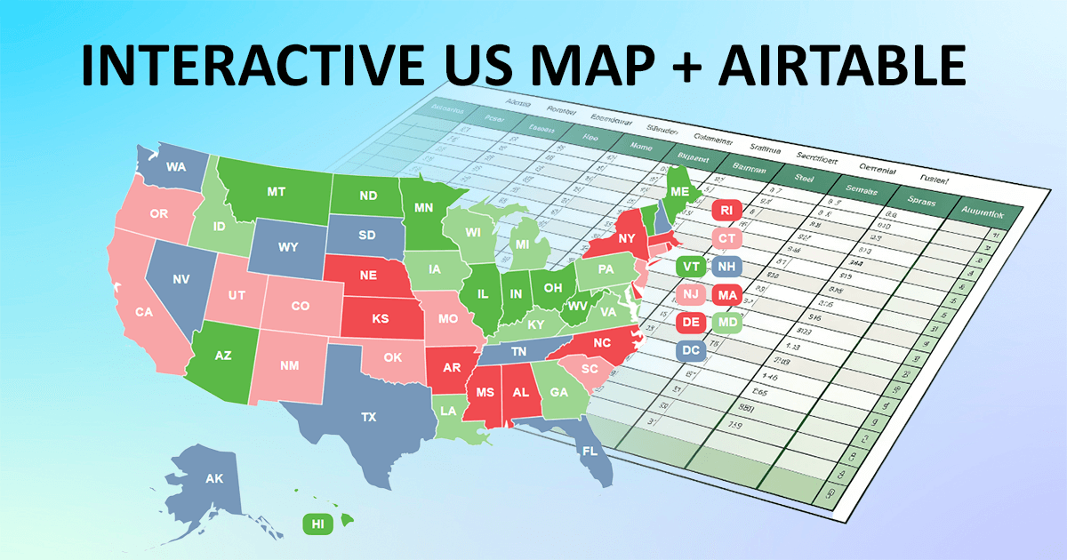 Connect Interactive US Map with Airtable: Step-by-Step Integration Guide