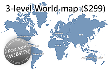 Zoomable World Map for WordPress